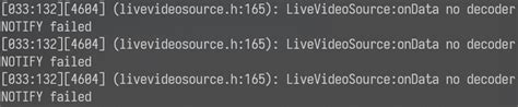 Livevideosource Ondata No Decoder Notify Failed · Issue 523 · Mpromonetwebrtc Streamer · Github
