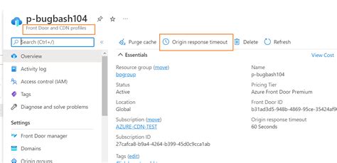 Afd Endpoint Create With Origin Response Timeout Seconds Fails · Issue 22159 · Azureazure Cli