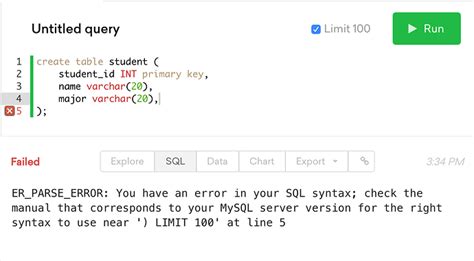er parse error in popsql the freecodecamp forum