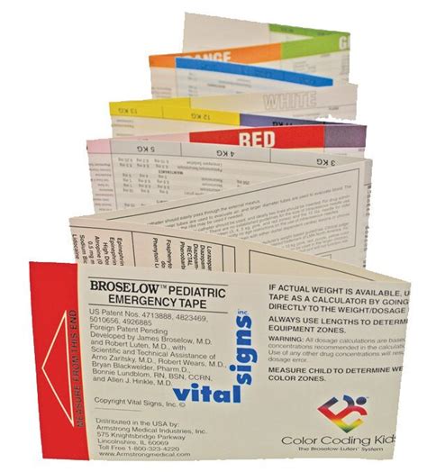 Broselow Pediatric Resuscitation System Live Action Safety