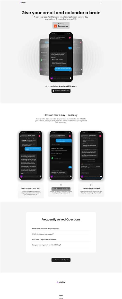 Ceejay Ai Email And Calendar Assistant