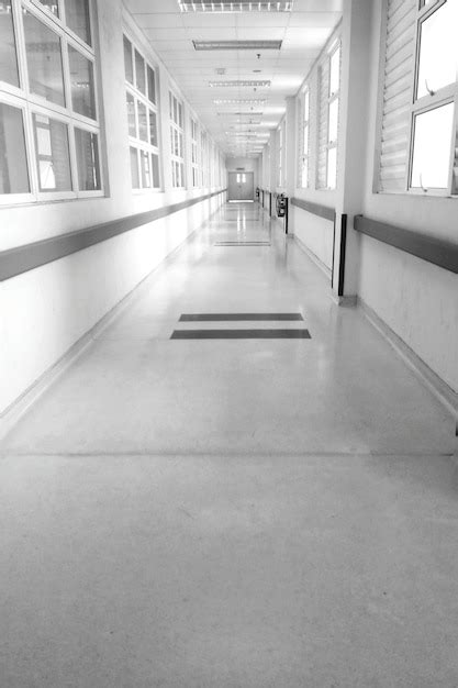 Premium Photo Empty Passage In Building