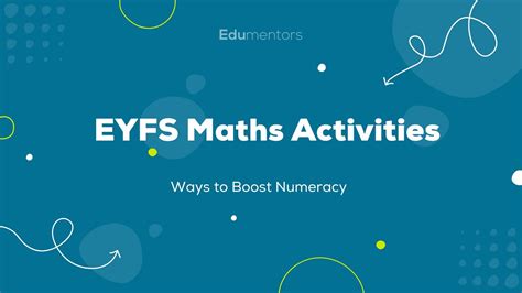 Eyfs Maths Activities Youtube