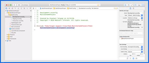 How To Manage Different Build Settings And Configurations For IOS Project Using Xconfig File