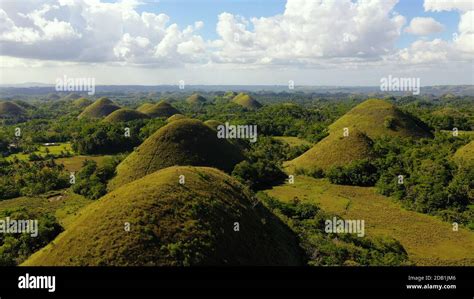 Chocolate Hills One Of The Main Attractions Of The Island Of Bohol