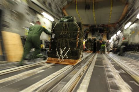 Air Force Army Support Second Air Delivery Mission To Haiti