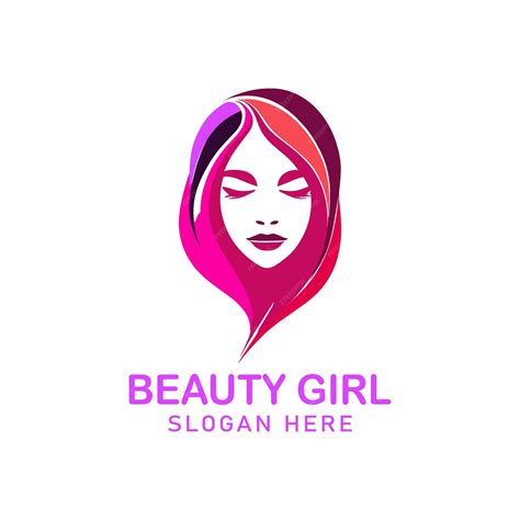 Premium Vector Free Vector Beauty Girl Logo Template Design