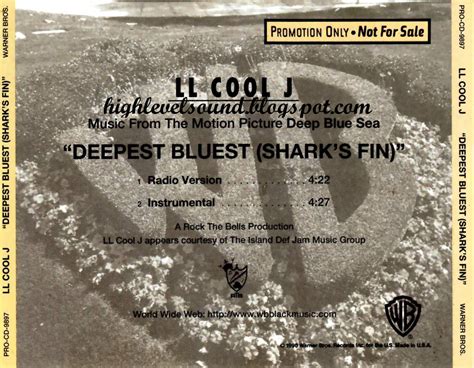 Highest Level Of Music Ll Cool J Deepest Bluest Sharks Fin Promo