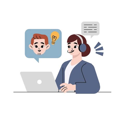 Premium Vector Customer Service Online Assistant Or Call Center