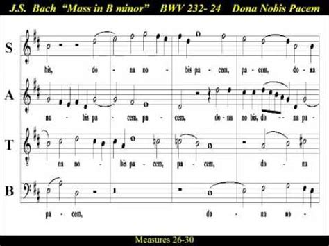 Jsbach Mass In B Minor Bwv 232 24 Dona Nobis Pacem Tenor Youtube
