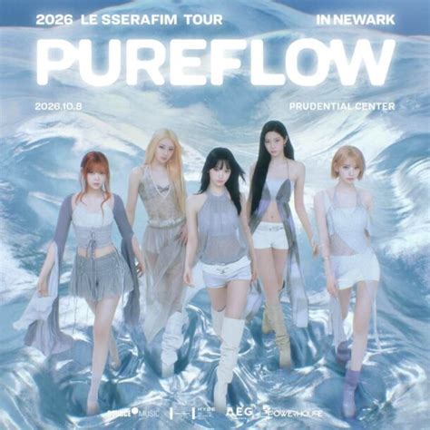 Le Sserafim Tour Tickets New Jersey 2026 Prudential Center