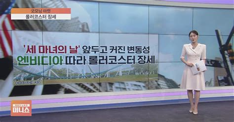 굿모닝 마켓 엔비디아 따라 롤러코스터 장세랠리 피로감에 혼조 마감