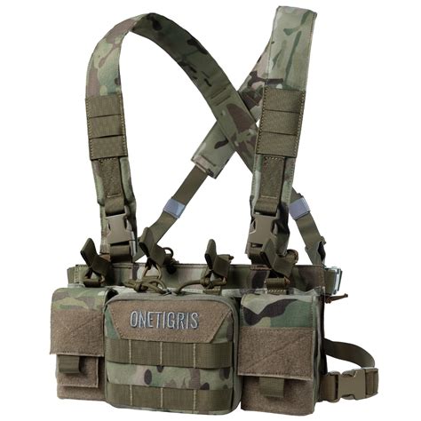 Onetigris Vulture Chest Rig Molle Chest Rigs Tactical Chest Rig Dangler Pouch