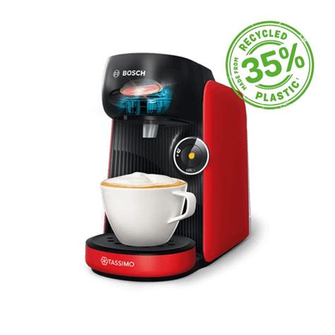 Finesse Friendly Black Red Coffee Pod Machine Tassimo
