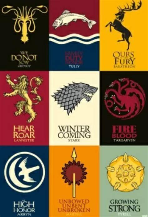 House Mottos Asoiaf