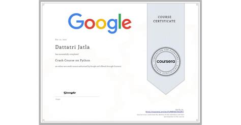 dattatri jatla on linkedin completion certificate for crash course on