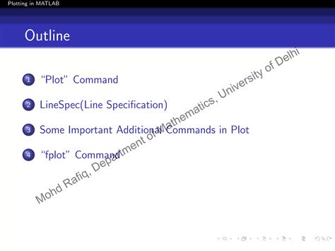 Matlab Basic Tutorial On Plotting Pdf