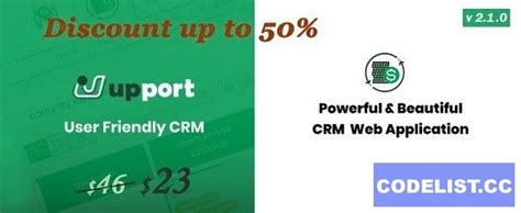 Upport Crm V210 Laravel Crm Open Source Crm Web Application