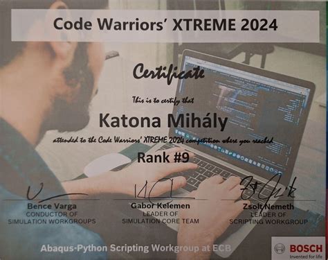 Pythonprogramming Codingchallenge Professionalgrowth Techachievement Mihály Katona