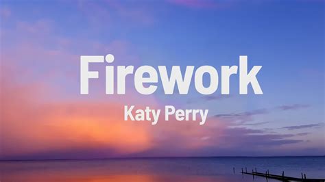 Katy Perry Firework Lyrics Youtube