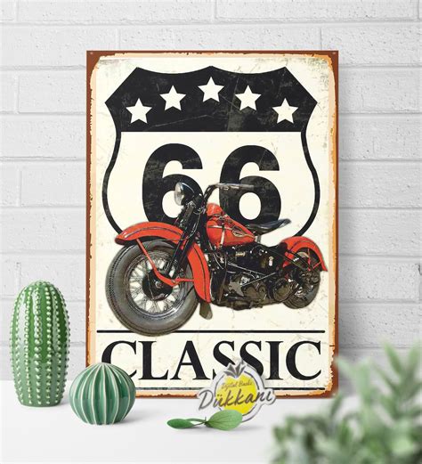 66 Classic Retro Tablo Dijital Baskı Dükkanı