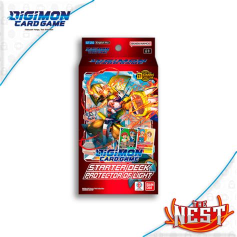 Digimon Card Game St20 Protector Of Light Starter Deck The Nest Games