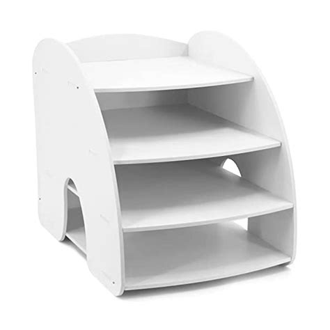 Desktop File Rack 4 Layer Folder Rack File Classification Finishing Home Office Classroom