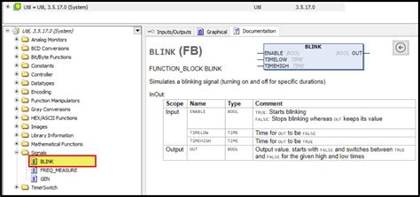 Codesys 유용한 펑션블록 Blink