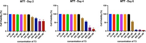 Mtt Cyquant™ Cell Proliferation Assay Kit Results On Days 2 4 And 6