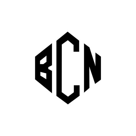 Diseño De Logotipo De Letra Bcn Con Forma De Polígono Diseño De