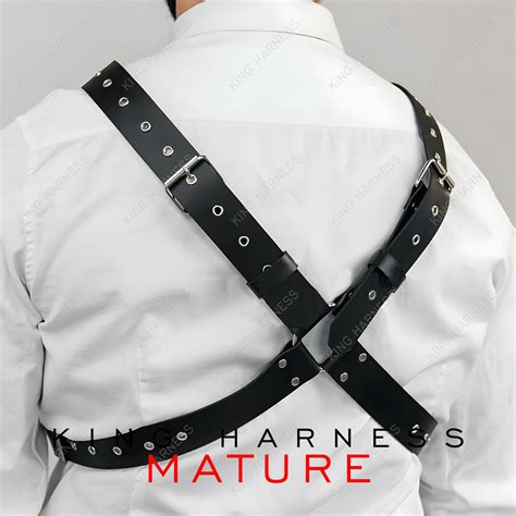 Chest Harness Men Leather Bondage Harness Harness Men Cosplay