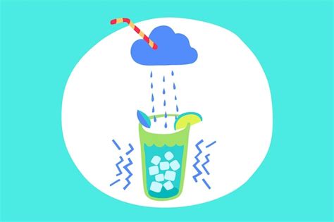 Premium Vector Glass Of Lemonade