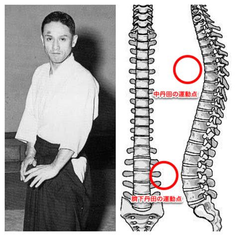 吉澤 雅之タイツ先生 On Twitter 誰ツヨdojoy 塩田剛三 背骨上部のアーチ中丹田の運動点の伸縮を使って その上方への反射で相手を浮かせて 胸骨のズレを使って投げている
