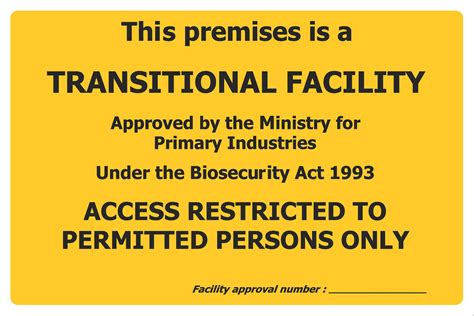Transitional Facility Yellow Safety Genius