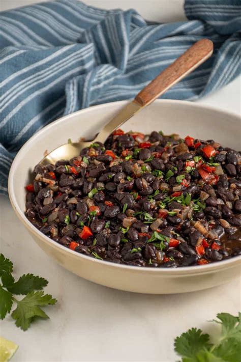 Quick And Easy Seasoned Black Beans The Schmidty Wife