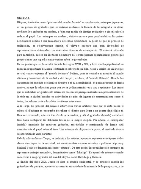 Ukiyo E Pdf Ukiyo E Grabado