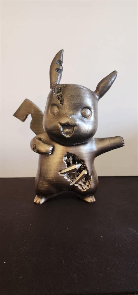 3d Printed Pikachu Daniel Arsham Etsy