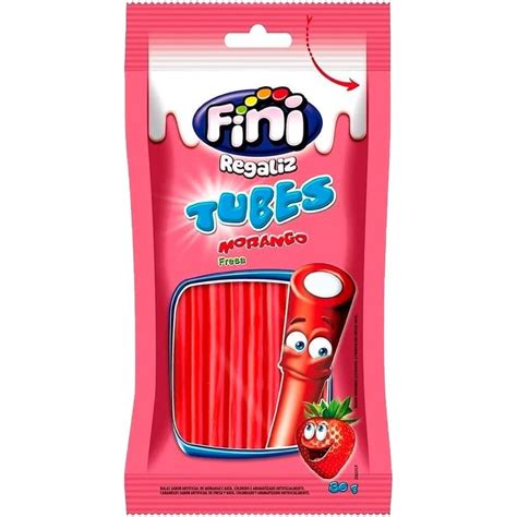 Bala Fini 80g Tube Morango Shimodinha Supermercado