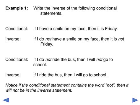 Ppt Mmig2 B Converses And Conditional Statements Powerpoint Presentation Id2841041