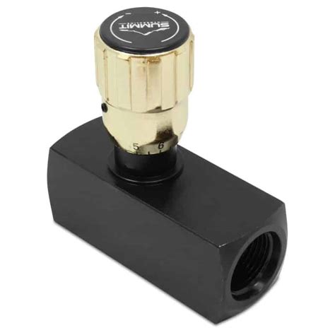 Hydraulic Adjustable Flow Control Valve Reverse Flow 34 Sae