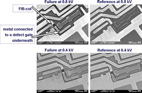 Failure Localization With Active And Passive Voltage Contrast In Fib