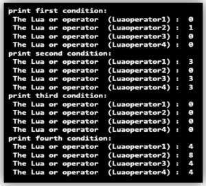 Lua Or How Or Operator Works In Lua Examples