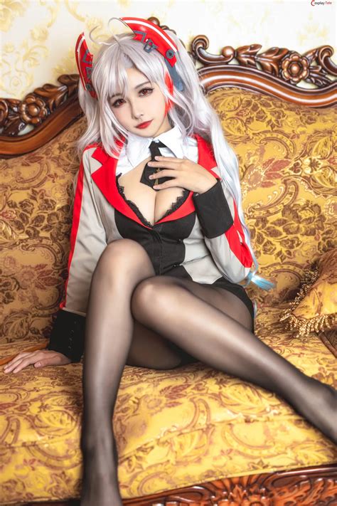 Momoko葵葵 Cosplay Prinz Eugen Kimono Azur Lane 41 Photos Cosplaytele