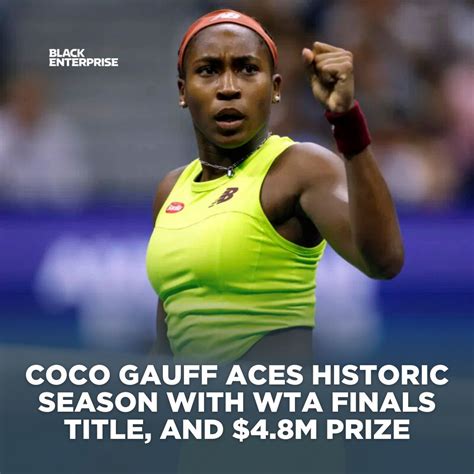 Black Enterprise Magazine On Linkedin Coco Gauff Won The Riyadh Open On Nov 9 Defeating Zheng