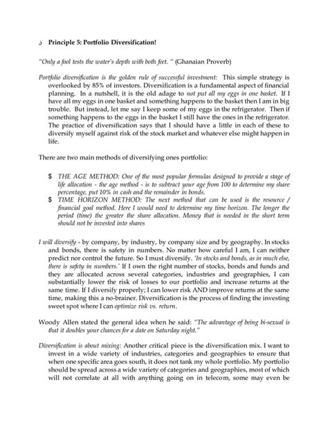 Ojijo 9 Principles Of Investing Ojijo Pascal Pdf