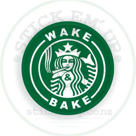 Wake And Bake Vinyl Sticker Brutalitees