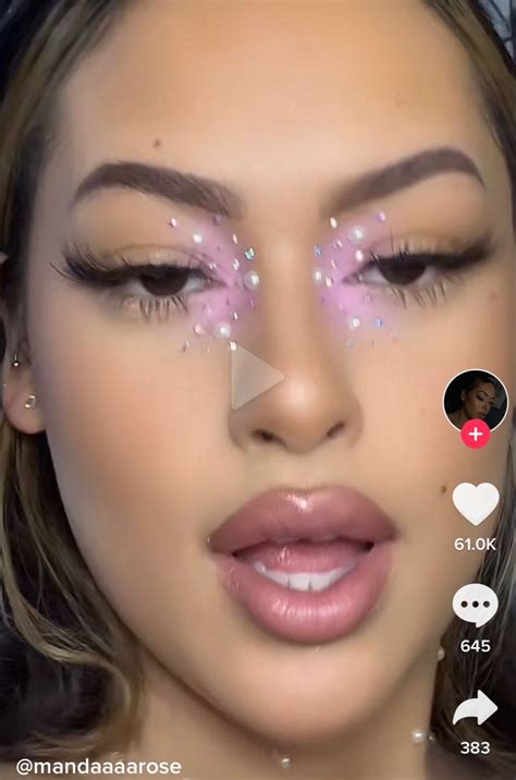 Pin By Madina On Makeup Rhinestone Makeup Rave Makeup Makeup