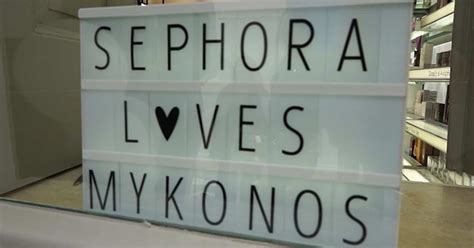 Sephora Opens In Mykonos