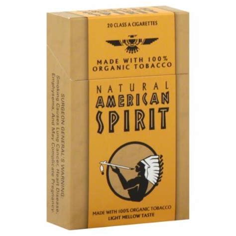 American Spirit Gold Cigarettes 20 Ct Kroger