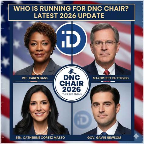 Who Is Running For Dnc Chair Latest 2026 Update